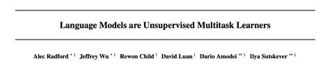 Language Models Are Unsupervised Multitask Learners