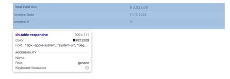 Bootstrap Table Showing A Grey Horizontal Scroll Bar While Printing Stack Overflow