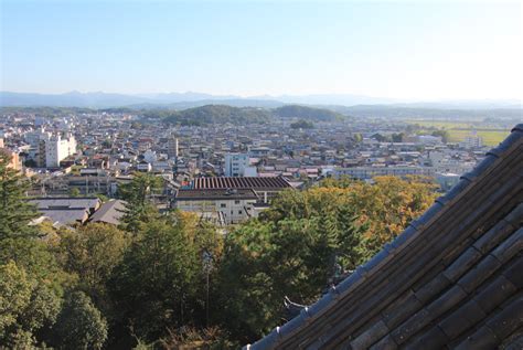 天守閣最上階からの眺め伊賀市のフリー写真伊賀上野城