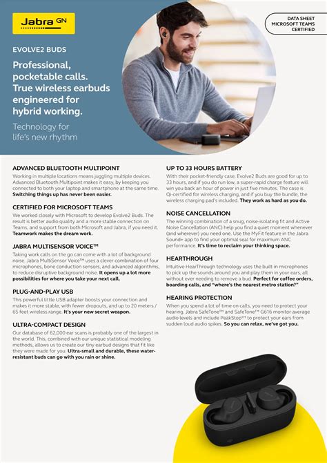 JABRA Jabra EVOLVE Ms Wireless EARBUDS LI