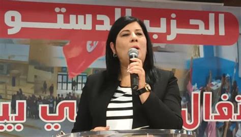 اخبار العالم تونس الشرطة تعتقل عبير موسي بعد محاولتها تقديم طعن في