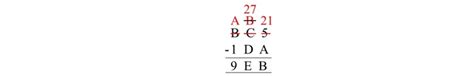 Digital Electronics Hexadecimal Arithmetic