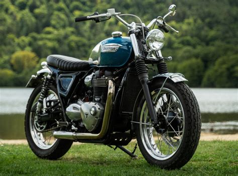 Back To The 60s “blue And Chrome” Triumph Street Twin Bikebound