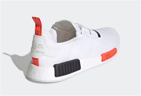 Adidas Nmd R1 White Solar Red Eh0045 Release Date Info Sneakerfiles