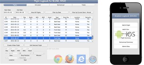 Army Aviation Flight Logbook