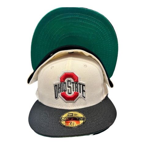Ohio State Buckeyes Chrome And Black Ohio Stadium Patch Green Uv New