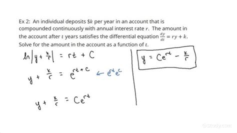 Determining General Solutions To Problems Involving Differential