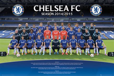 Plakat Obraz Chelsea FC Team Photo 14 15 Plakaty ścienne 3 1