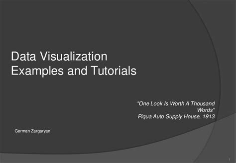 Data Visualization Examples And Tutorials