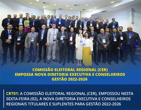 CRT Comissão Eleitoral Regional CER empossa nova Diretoria Executiva do CRT