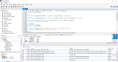 Uso De Commit Y Rollback En Mysql