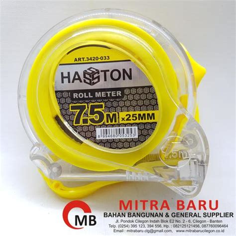 Jual Meteran Prohex Hasston Roll Meteran Transparan Hasston Measuring