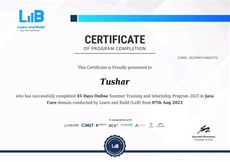 Tushar Verma On Linkedin Connections Java Trainingprogram