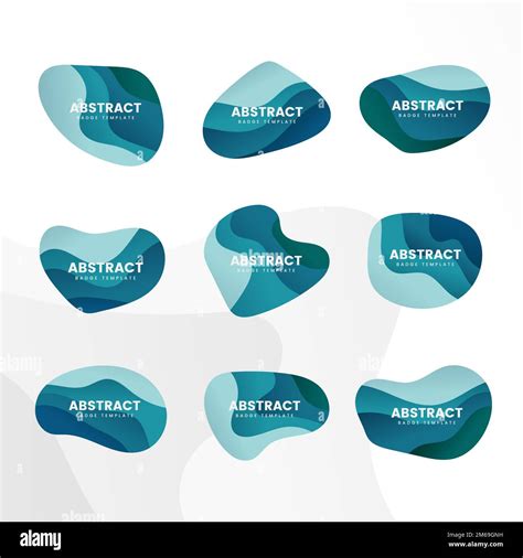 Abstract Badge Design Vector Set Stock Vector Image And Art Alamy