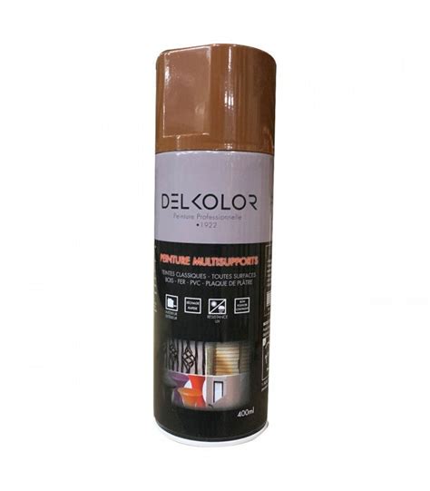 Delkolor Peinture en Aérosol Couleurs RAL 400ml Brillant RAL