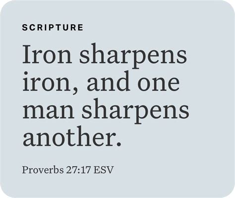 Proverbs‬ ‭27 17‬ ‭esv‬‬ Proverbs 27 17 Proverbs Bible Apps