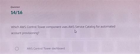 Queston Which Aws Control Tower Studyx