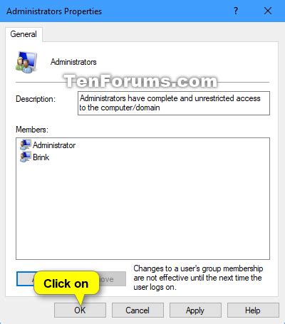 Add Or Remove Users From Groups In Windows Tutorials