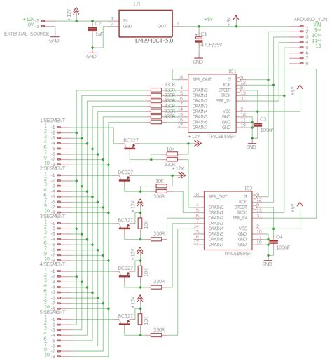 Control Segment Display LEDs And Multiplexing Arduino Forum
