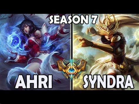SKT T Faker AHRI Vs SYNDRA Ranked Challenger Korea YouTube