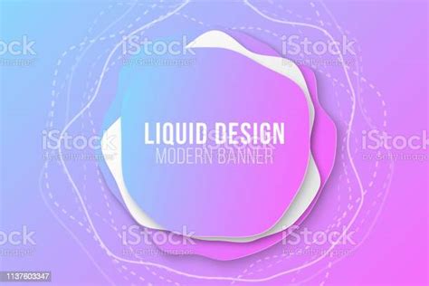 액체 색상 현대 추상 배너입니다 액체 컬러 형태 흐르는 액체 모양 그라데이션 추상 배너입니다 디자인을 위한 템플릿입니다 벡터 일러스트입니다 Eps 10 0명에 대한 스톡
