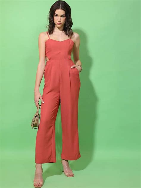 Jumpsuit Red Colour Atelier Yuwaciaojp