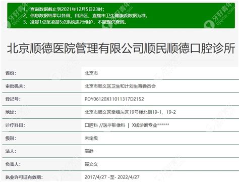 北京顺民顺德口腔诊所 概况地址联系方式案例容易美口腔