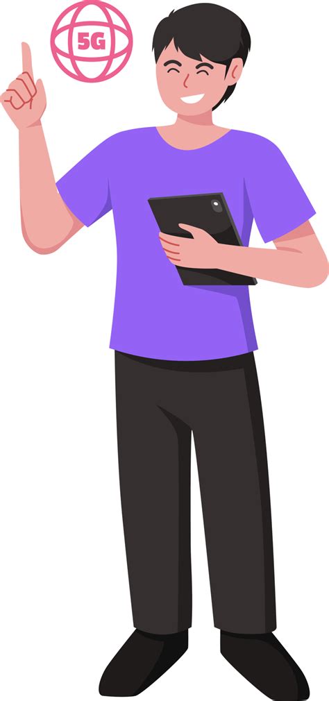 Cartoon Character Using Mobile Wireless Technology For Faster