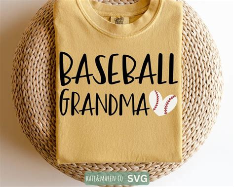 Baseball Grandma Svg Thats My Grandson Svg Cricut Cut File And