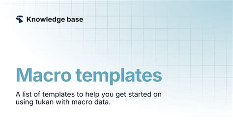 Macro Templates Knowledge Base