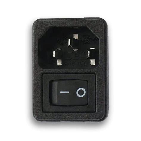 Mx Ac C14 Socket Male With Switch For Computer Power Supply Mx Mdr Electronics