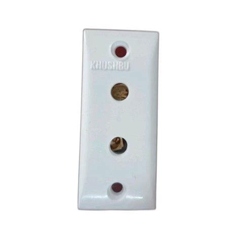 White 2 Pin Electrical Board Socket At ₹ 2 20 Piece In Agra Id