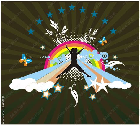 Composicion Abstracta En Vector Vector De Stock Adobe Stock