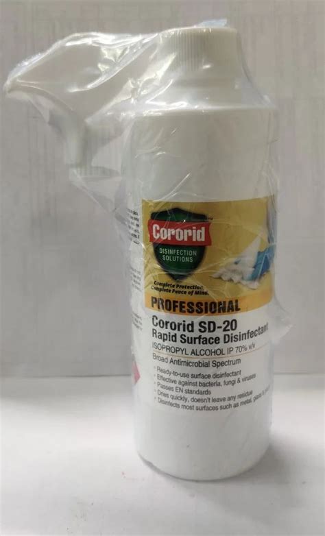 Cororid Sd20 Rapid Surface Disinfectant Solution For Office At ₹ 280