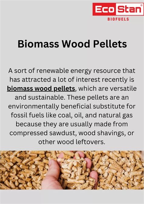Ppt Benefits Of Biomass Wood Pellets Powerpoint Presentation Free