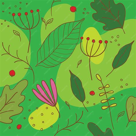 Vector Patrón Floral Vector Premium