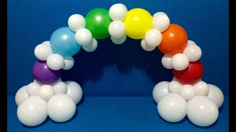 Rainbow Balloon Arch Tutorial YouTube