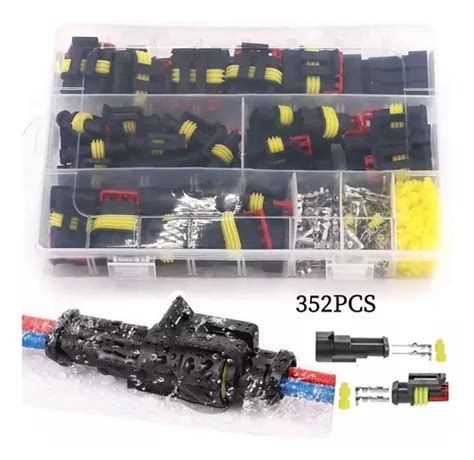 Conector Automotriz Impermeable De 1 Pin A 4 Pines 352 Uds Meses Sin