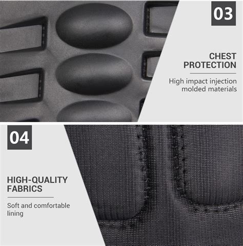 Armor Vest Chest Back Body Armor From HEROBIKER Protective Gears
