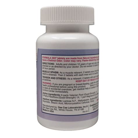 Formula 303 Natural Relaxant