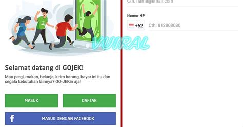 Cara Mendaftar Atau Membuat Akun Baru Di Aplikasi GoJek Vuiral