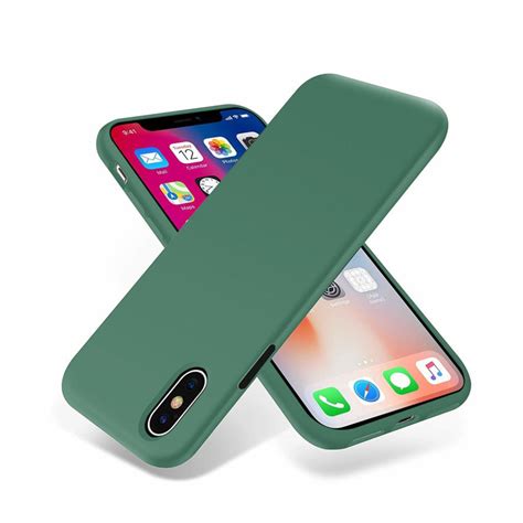 Silicone Case IPhone X Xs Groen Phone Factory