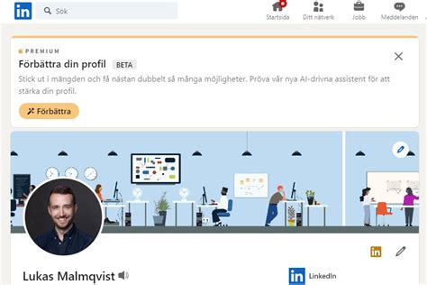 💡 Uppgradera Din Linkedin Profil Med Ai Lukas Malmqvist