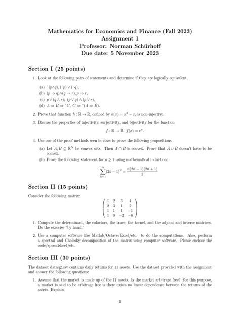 Assignment 1 Pdf Eigenvalues And Eigenvectors Factor Analysis
