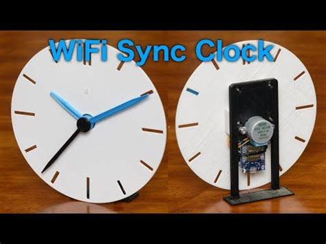 WiFi Sync Clock Three Hand Analog Clock With Automatic Time Adjustment Using NTP Via WiFi