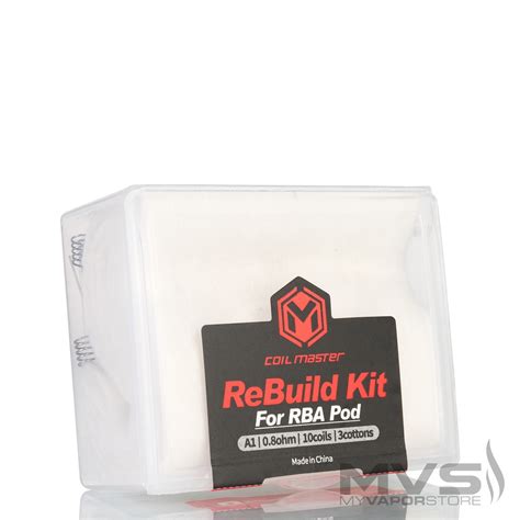 Coil Master Rebuild Coil Kit Rba Pod