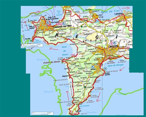 GR de Lorient à Crozon LE PARCOURS