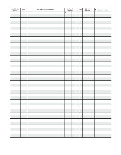 Free Printable Ledger Sheets Printable Word Searches