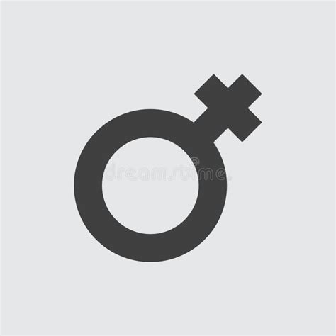 Symbole De Sexe Symbole De Femme De Genre Symbole Abstrait Femelle