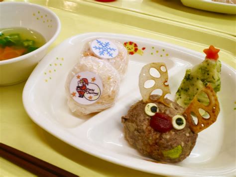 クリスマス会のスペシャルメニュー わかば保育園